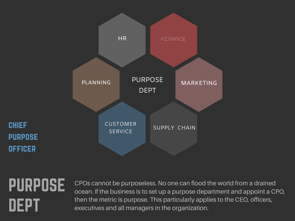 “Purpose Department: Leadership Redefined by the Chief Purpose Officer ...